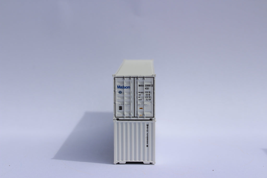 JTC Model Trains 405310 N Matson 40' Corrugated Side Steel Containers ...