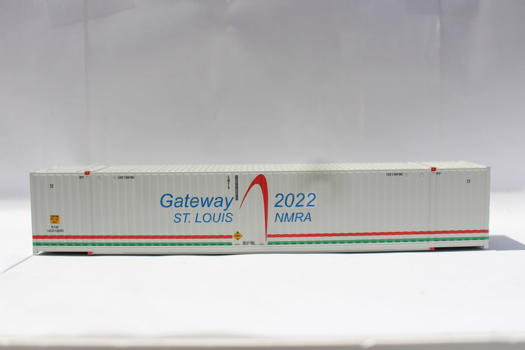 JTC Model Trains 953059 HO Gateway 2022 St.Louis 53' Commemorative Con ...