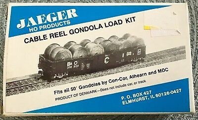 Jaeger Products 2800 HO Scale Cable Reel Gondola Load Kit – Trainz