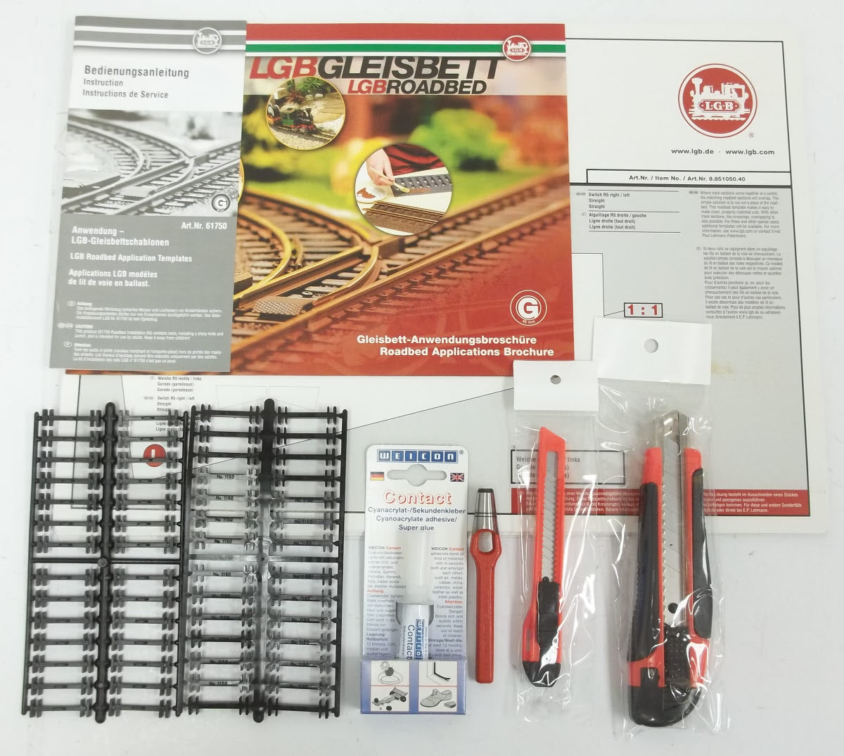 LGB 61750 G Scale Roadbed Installation Kit – Trainz