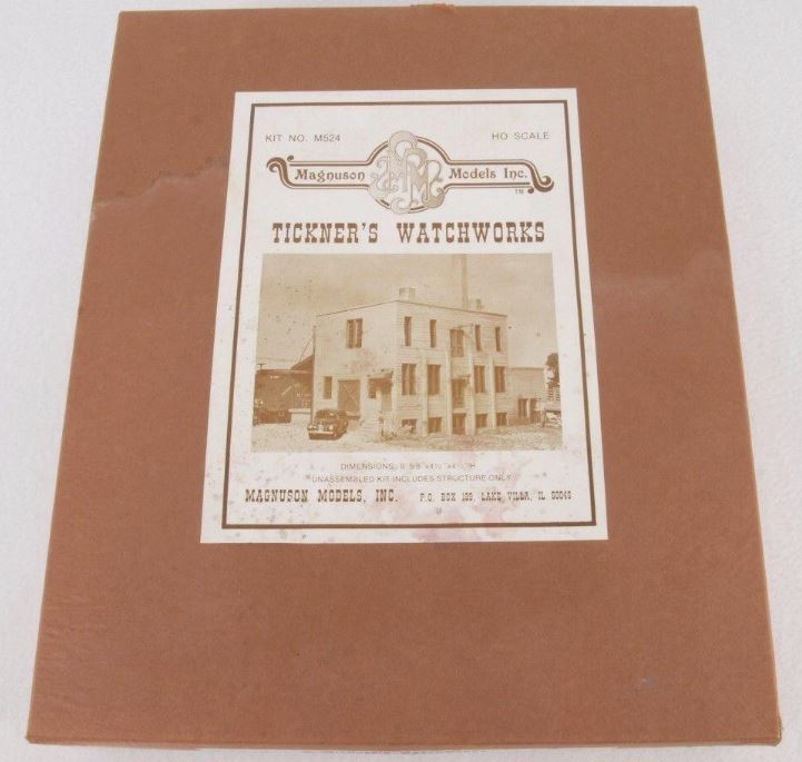 Magnuson Models M524 HO Scale Tickner's Watchworks Building Kit – Trainz