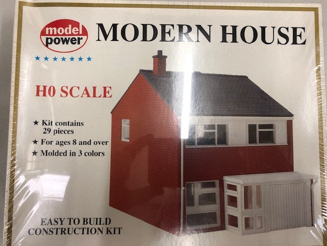 Model Power 606 HO Scale Modern House Building Kit – Trainz