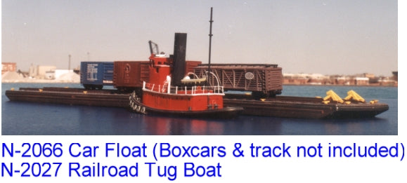 Sylvan Scale Models N-2066 N Railroad Car Float Kit – Trainz