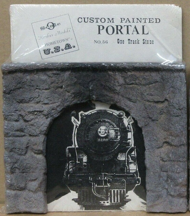 Korber 56 O Scale Random Stone Portal One Track Stone – Trainz