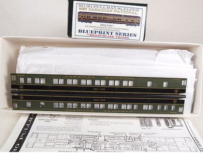 Branchline 5327 HO 12-1 Pullman Sleeper Canadian National "Red Line" M – Trainz