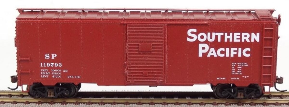 Branchline Trains 9015 HO Southern Pacific AAR 40' Boxcar # 119793 Kit ...