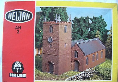 Heljan AH3 HO Church Plastic Building Kit – Trainz
