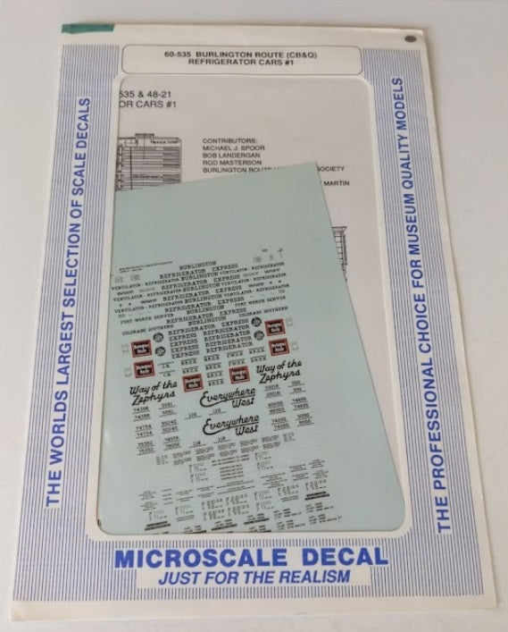 Microscale 60-537 N VMV Enterprises Leasing Locomotives GP-35 Decal Sh ...