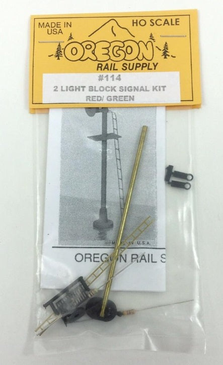 Oregon Rail Supply 114 HO 2-Light Signal Kit – Trainz