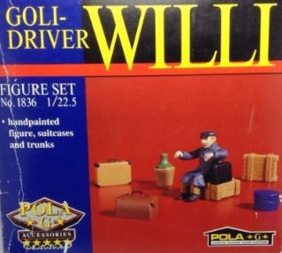 Pola 1836 G Goli-Driver Willi Figure Set – Trainz