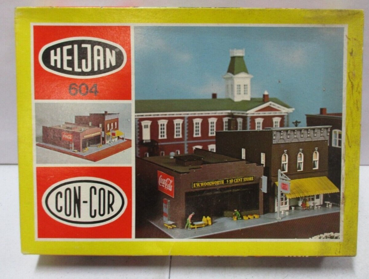 Heljan 604 Con-Cor N Scale Two Store Building Kit – Trainz