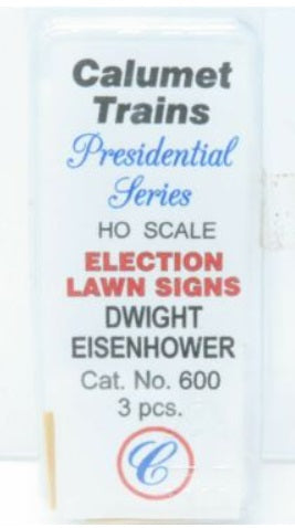 Calumet Trains 600 HO Election Lawn Signs Dwight Eisenhower (Box of 3 ...