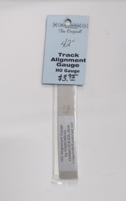 Ribbonrail 42 HO 5" Track Alignment Gauge - Curved 42" Radius – Trainz