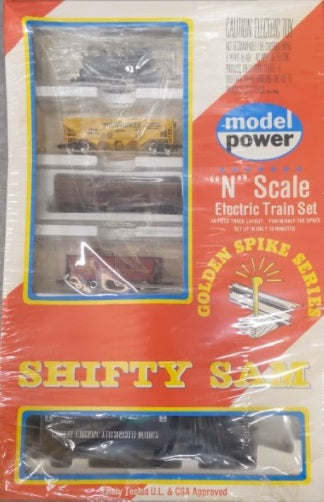 Model Power 1180 N Shifty Sam Electric Train Set – Trainz