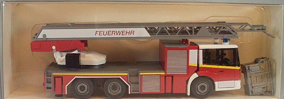 Wiking 61540 HO Feuerwehr Fire Truck DLK 30 PLC MB Econic – Trainz