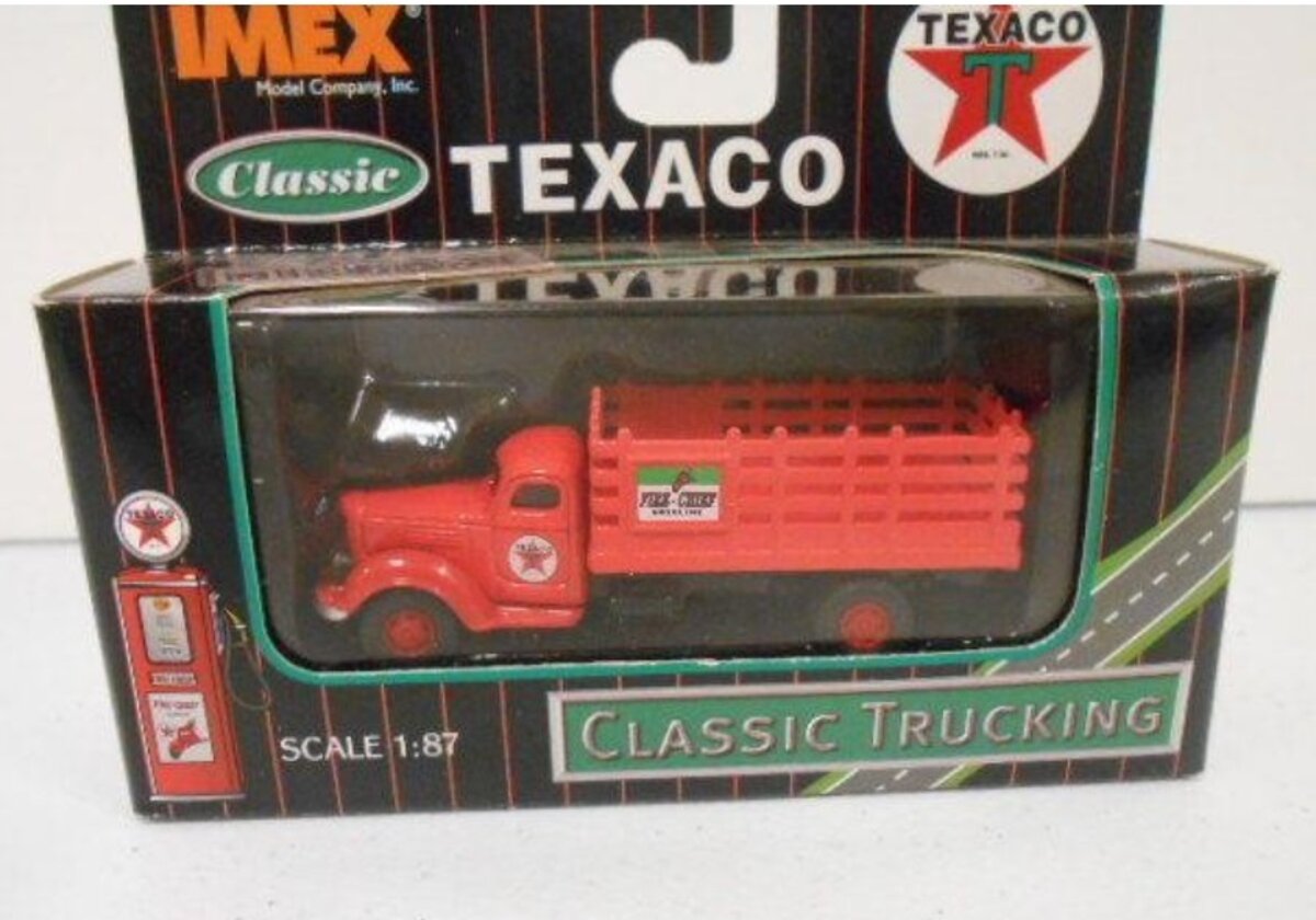 Imex 870167 HO Classic Trucking Texaco KB8 Stake Truck – Trainz