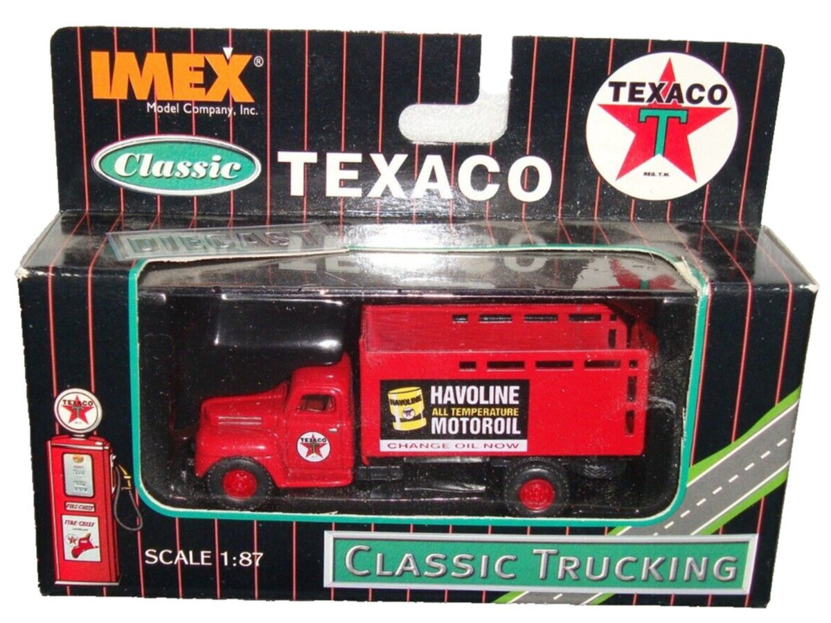 Imex 870168 HO Classic TruckingHavoline Motoroil Peterbilt HS Stake Tr ...