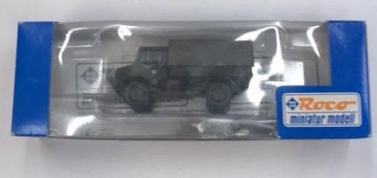 Roco 1448 1:87 Mini Tanks Unimog U1300L THW Camoflage – Trainz