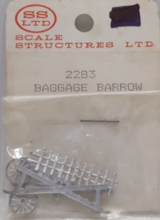 Scale Structures 2283 HO Scale Baggage Barrow Metal Kit – Trainz