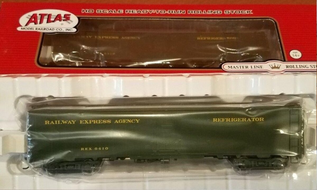 Atlas 20003394 HO Railway Express Agency ACF Express Reefer Road # 641 ...