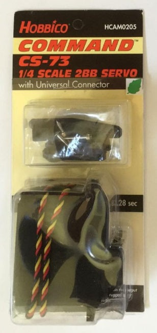 Hobbico HCAM0205 CS-73 Servo 1/4 Scale 2BB Universal Connector – Trainz