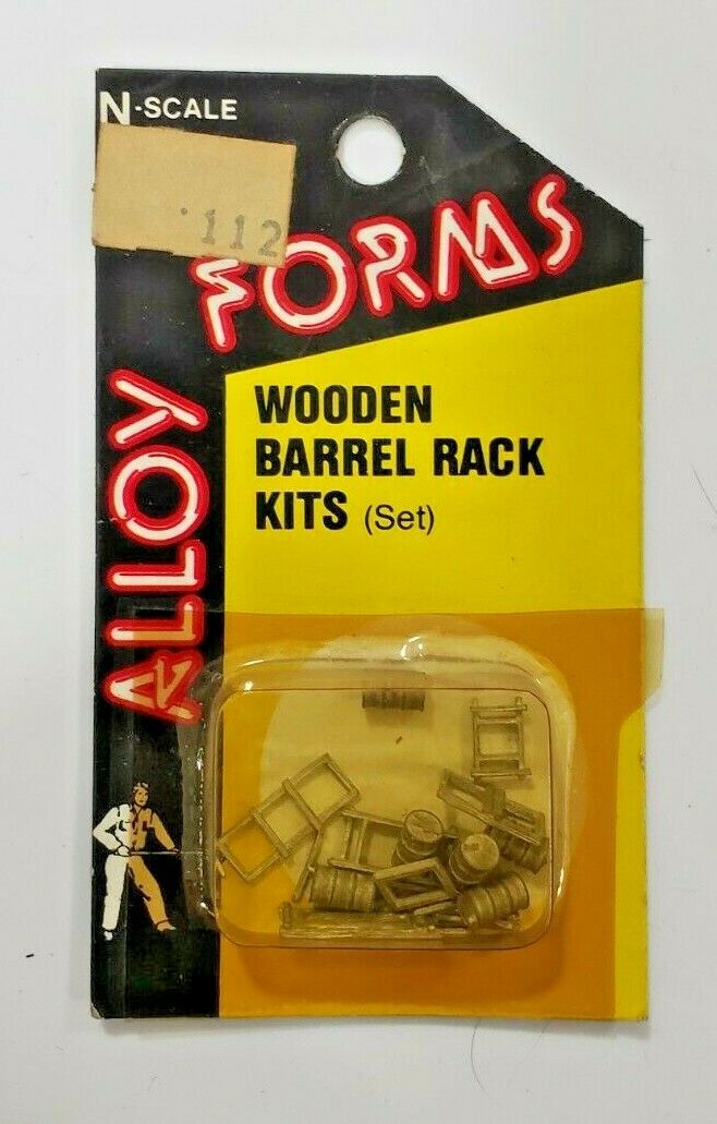 Alloy Forms BR-N-84 Wooden Barrel Rack Kit – Trainz