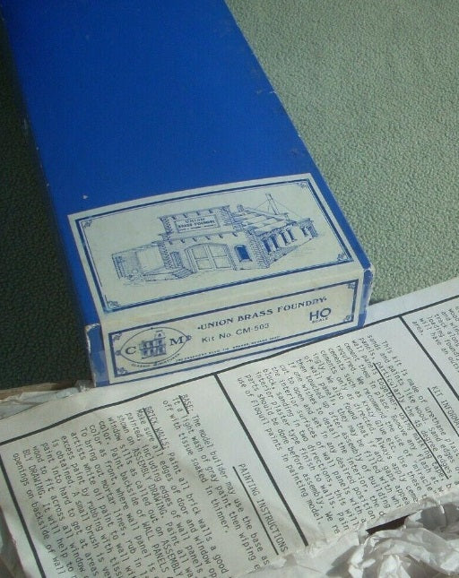 Classic Miniatures CM-503 HO Scale Union Brass Foundry Building Kit ...