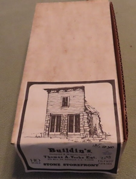 Thomas A Yorke Ent 107 HO Scale Stone Storefront Building Kit – Trainz