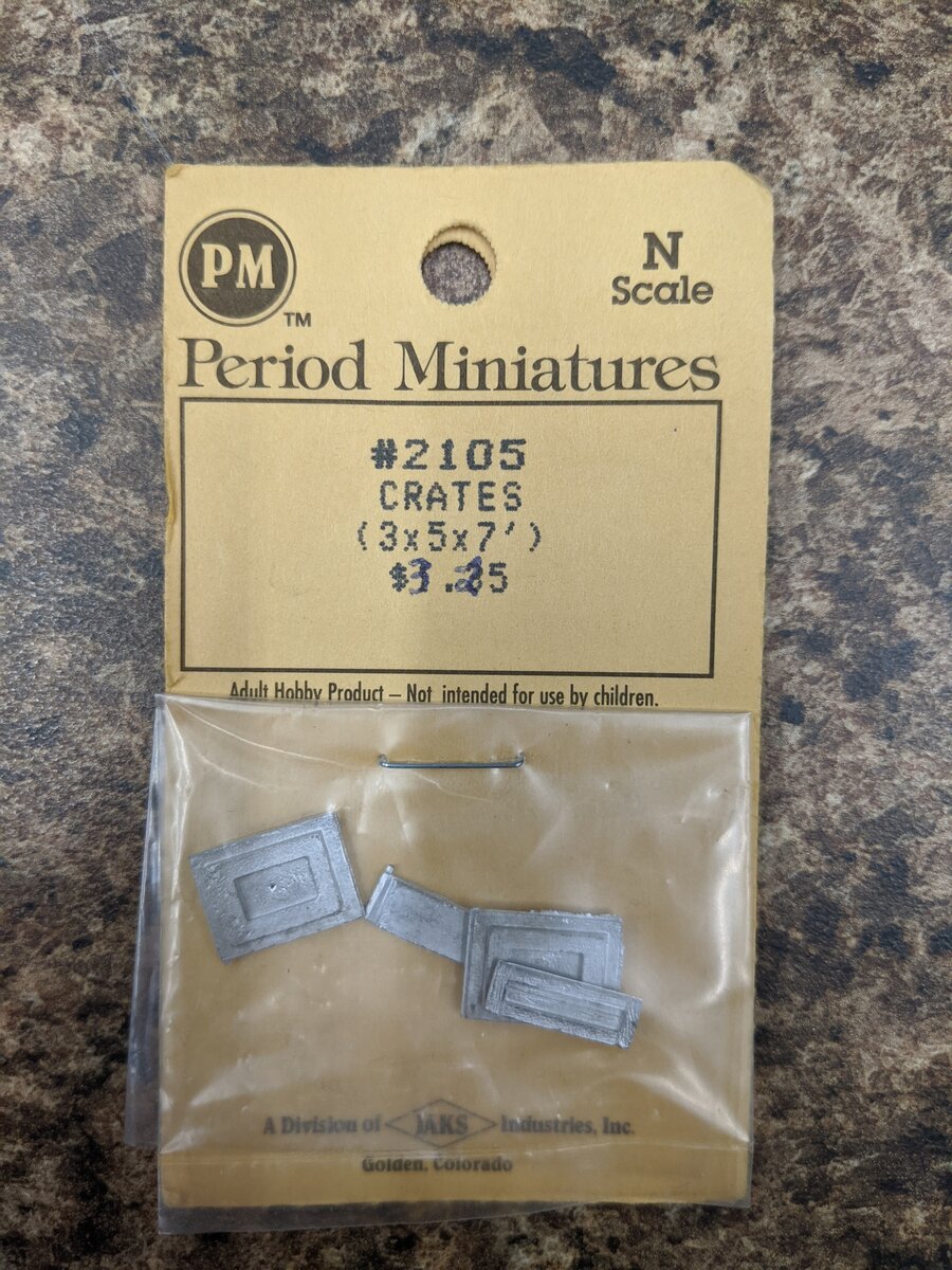 Period Miniatures 2105 N Scale Crates – Trainz
