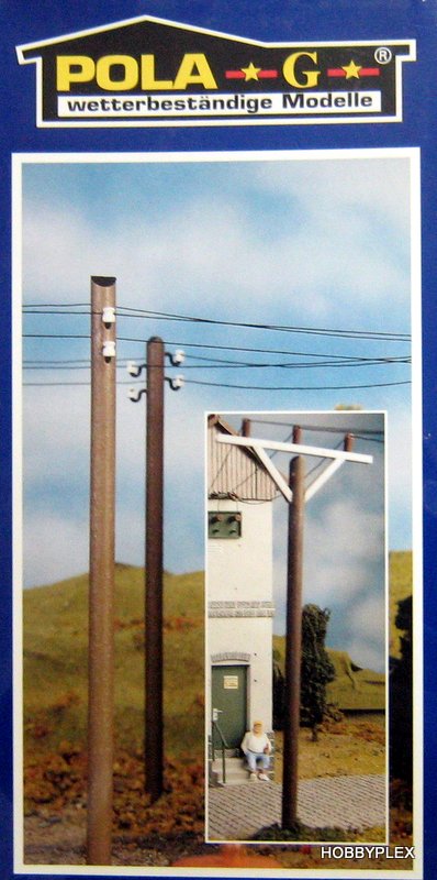 Pola 975 G Scale Electrical Power Poles – Trainz