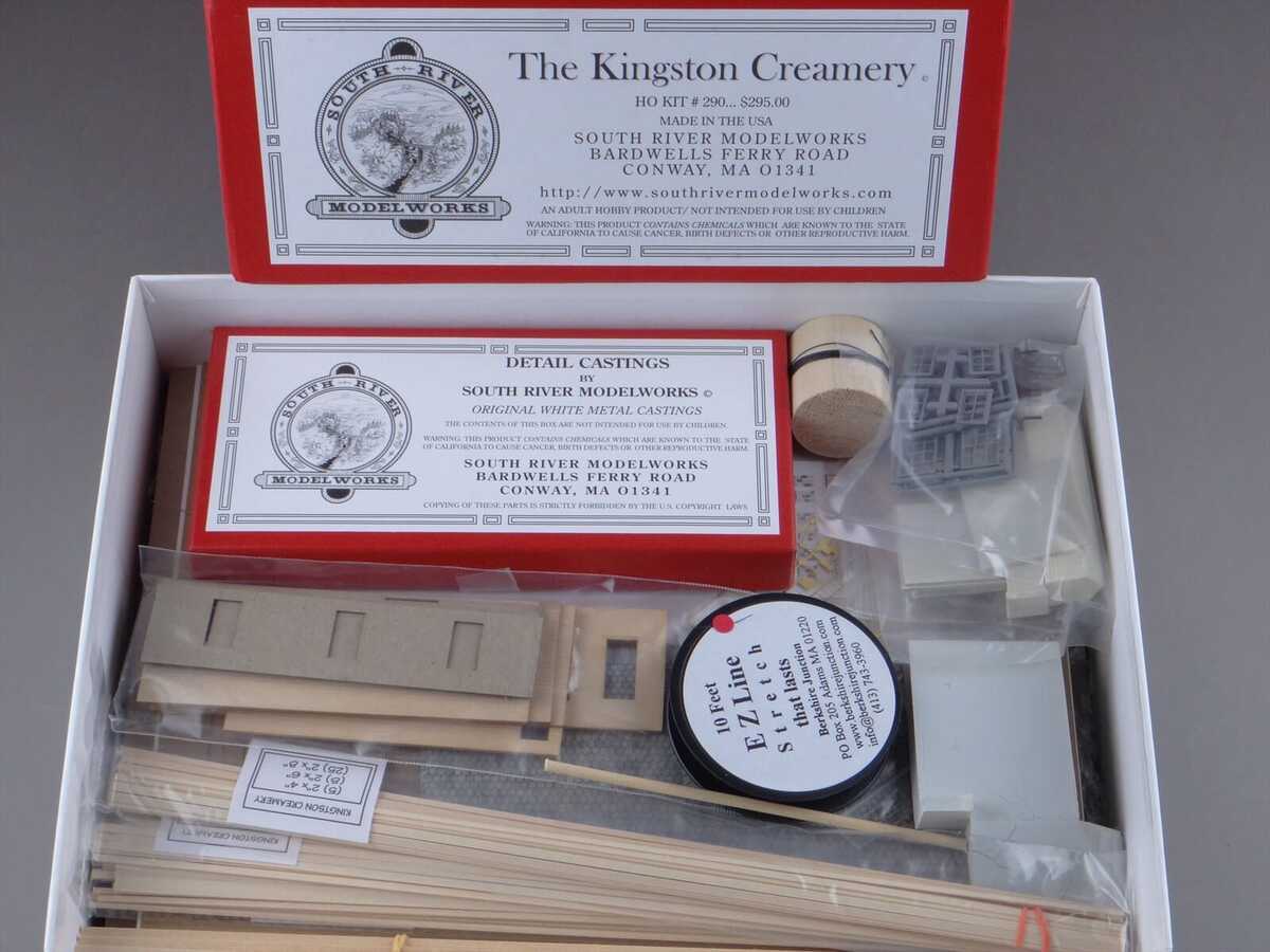 South River Model Works 290 HO Scale Kingston Creamery Building Kit ...