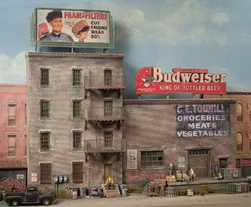 Surrey Custom Models 003 HO Scale Bleeker Street Custom Building Kit ...