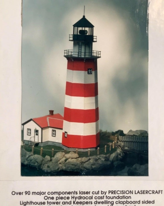 Precision Lasercraft HO The Sparrow Point Light II Building Kit – Trainz