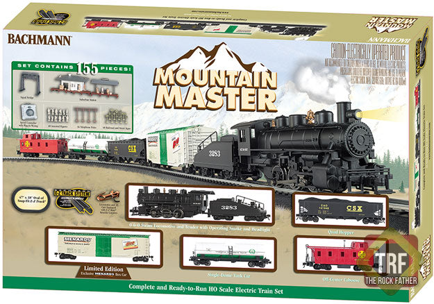 Bachmann 00731 HO Mountain Master Ready-to-Run Electric Train Set – Trainz