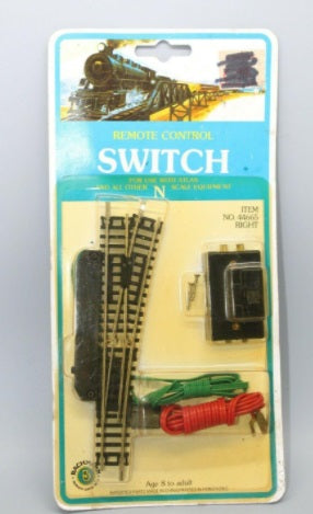 Bachmann 44665 N Right Hand Remote Control Switch Turnout – Trainz