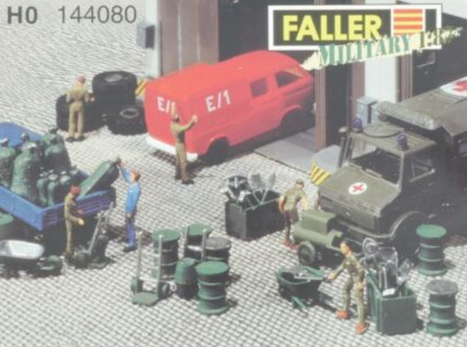 Faller 144080 HO Military Accessories Set – Trainz