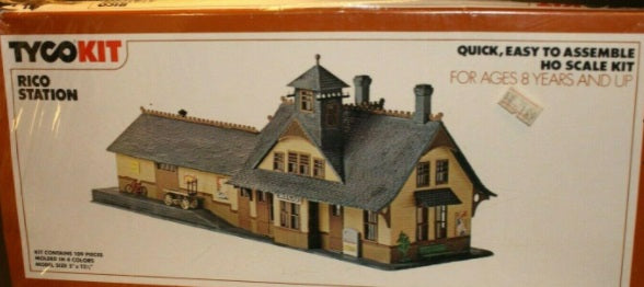 Tyco 7783 HO Rico Station Building Kit – Trainz