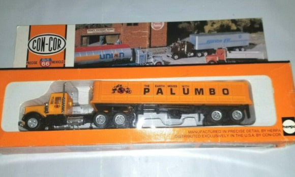 Con-Cor 0004-000102 HO Palumbo Tractor with Dump Trailer – Trainz