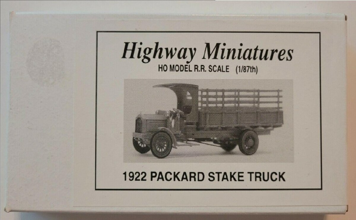 Jordan Products 360-231 HO Highway Miniatures 1922 Packard Stake Truck ...