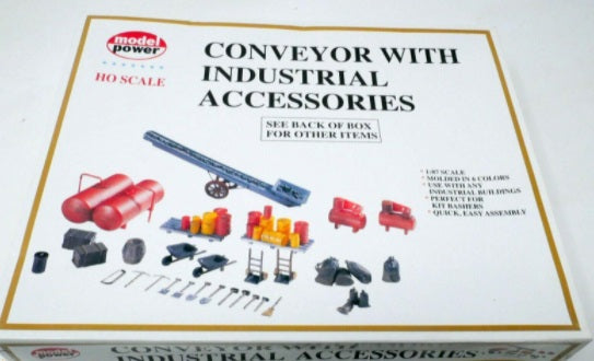 Model Power 320 HO Conveyor w/ Industrial Accessories Kit – Trainz