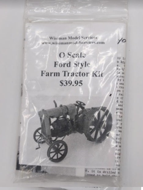 Wiseman Model Services O Scale Ford Style Farm Tractor Kit – Trainz
