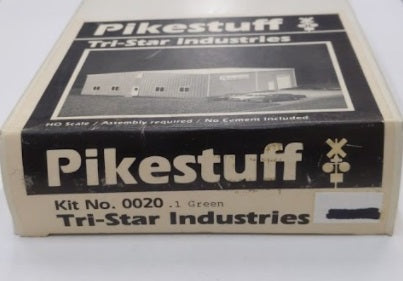 Pikestuff 541-0020 HO Tri-Star Industries Building Kit Green – Trainz
