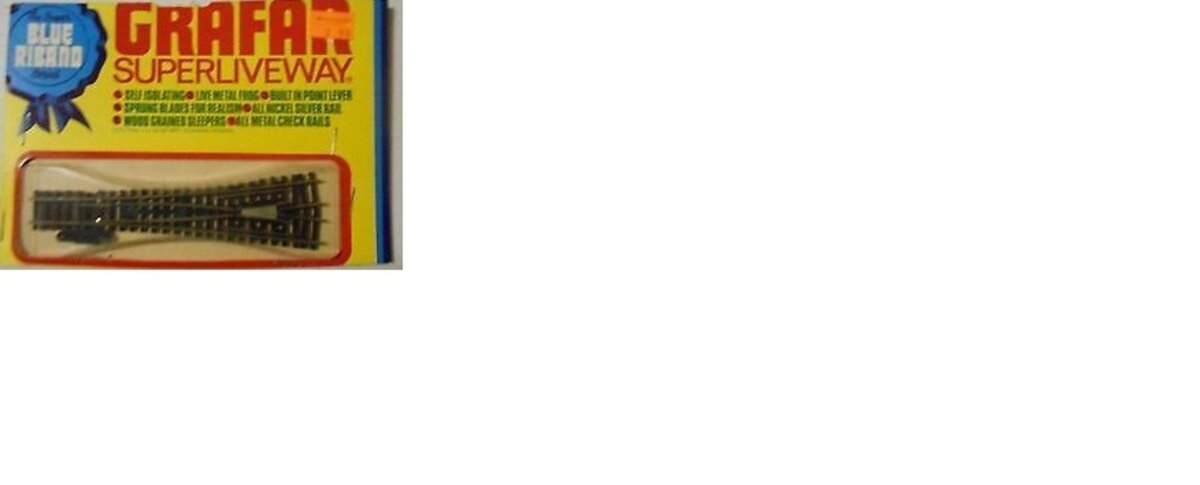 Grafar Ltd BH166JL N GAUGE GRAFAR SUPERLIVEWAY POINTS – Trainz