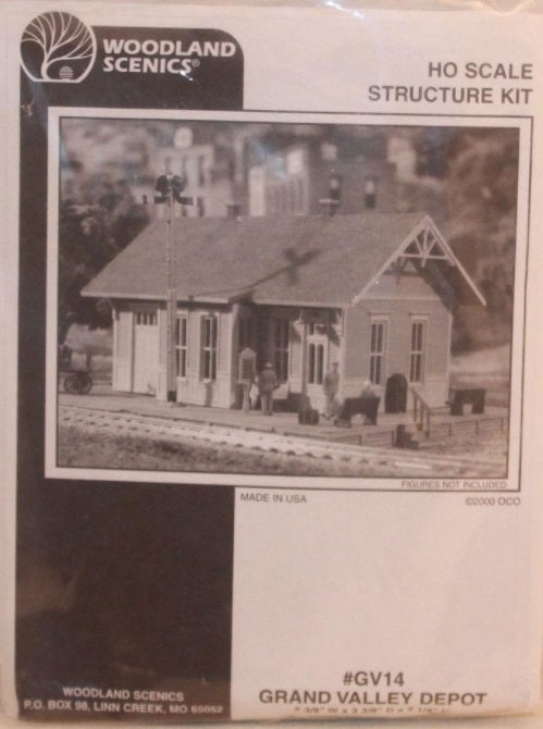 Woodland Scenics GV14 HO Grand Valley Depot Sructure Kit – Trainz