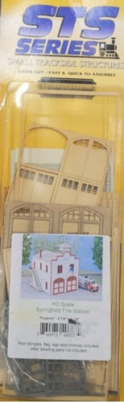 Northeastern HO Springfield Fire Station Laser Cut Kit – Trainz