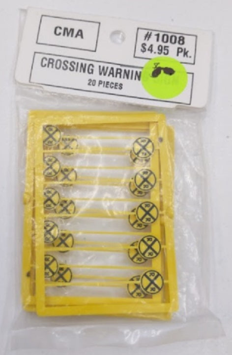 CMA 1008 HO Crossing Warning Signs – Trainz