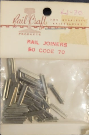 Rail Craft HO Rail Joiners Code 70 – Trainz