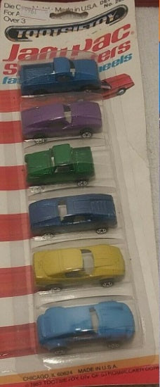 Tootsie 2829 1:48 Jam Pac Speedsters Cars (Pack of 6) – Trainz