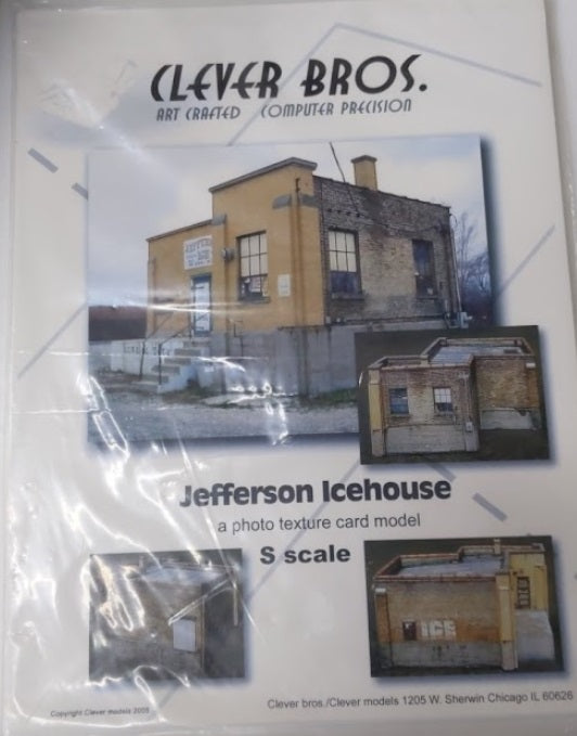 Clever Bros S Scale Jefferson Icehouse Photo Texture Model Kit – Trainz
