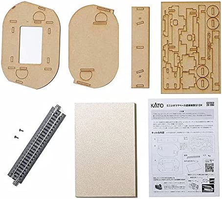 Kato 28-888 N 4-7/8" Unitrack Straight Track Mini-Diorama Kit – Trainz